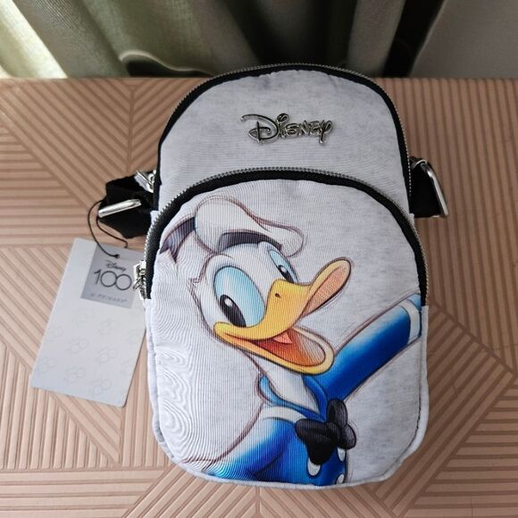 Primark | Bags | Primark Xdisney Crossbody Bag Donald Duck Print Gray ...